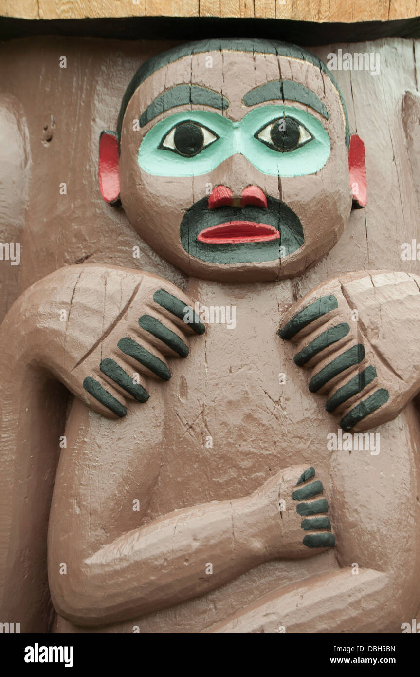 Ketchikan saxman native village tlingit hi-res stock photography and ...