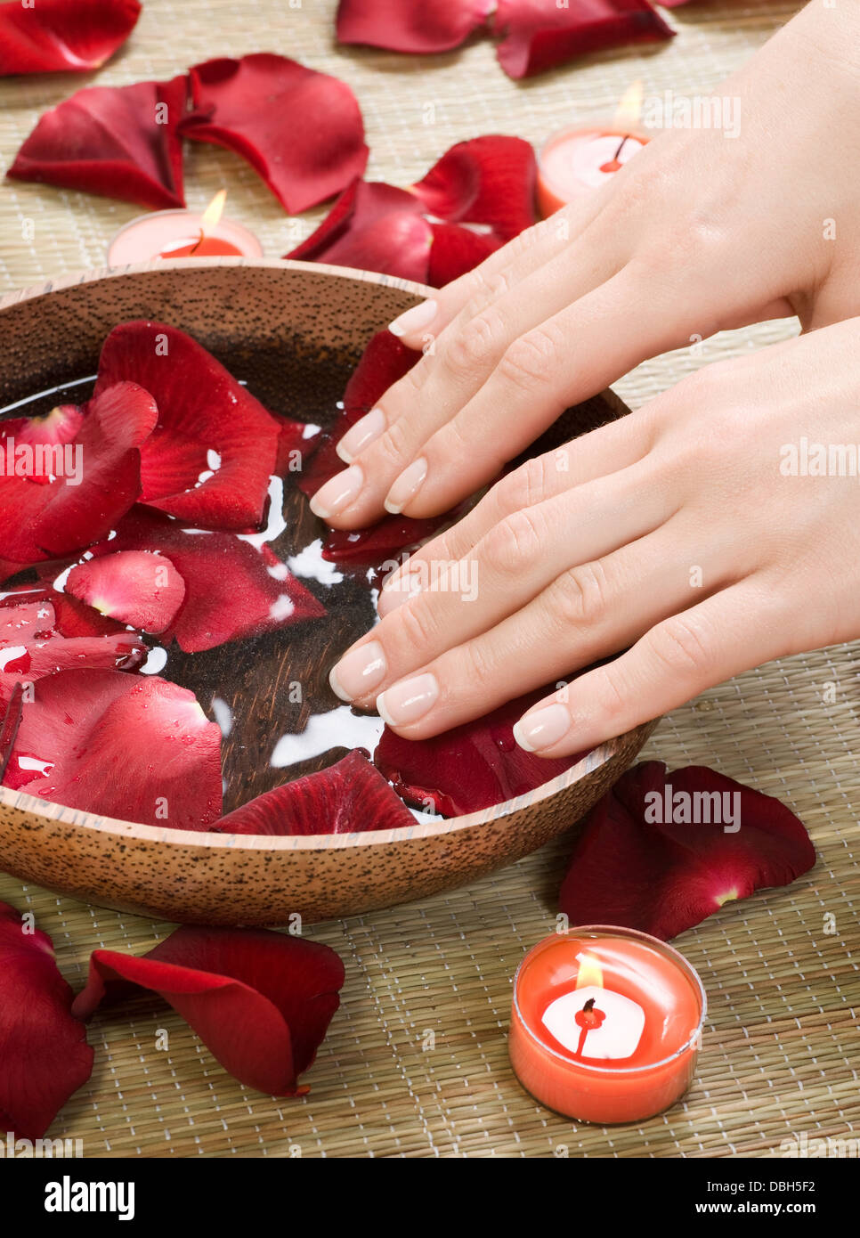 Hands Spa. Manicure concept Stock Photo - Alamy