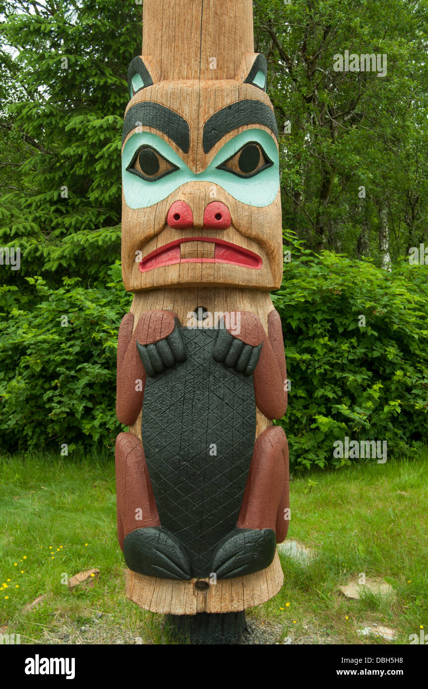 Ketchikan saxman native village tlingit hi-res stock photography and ...