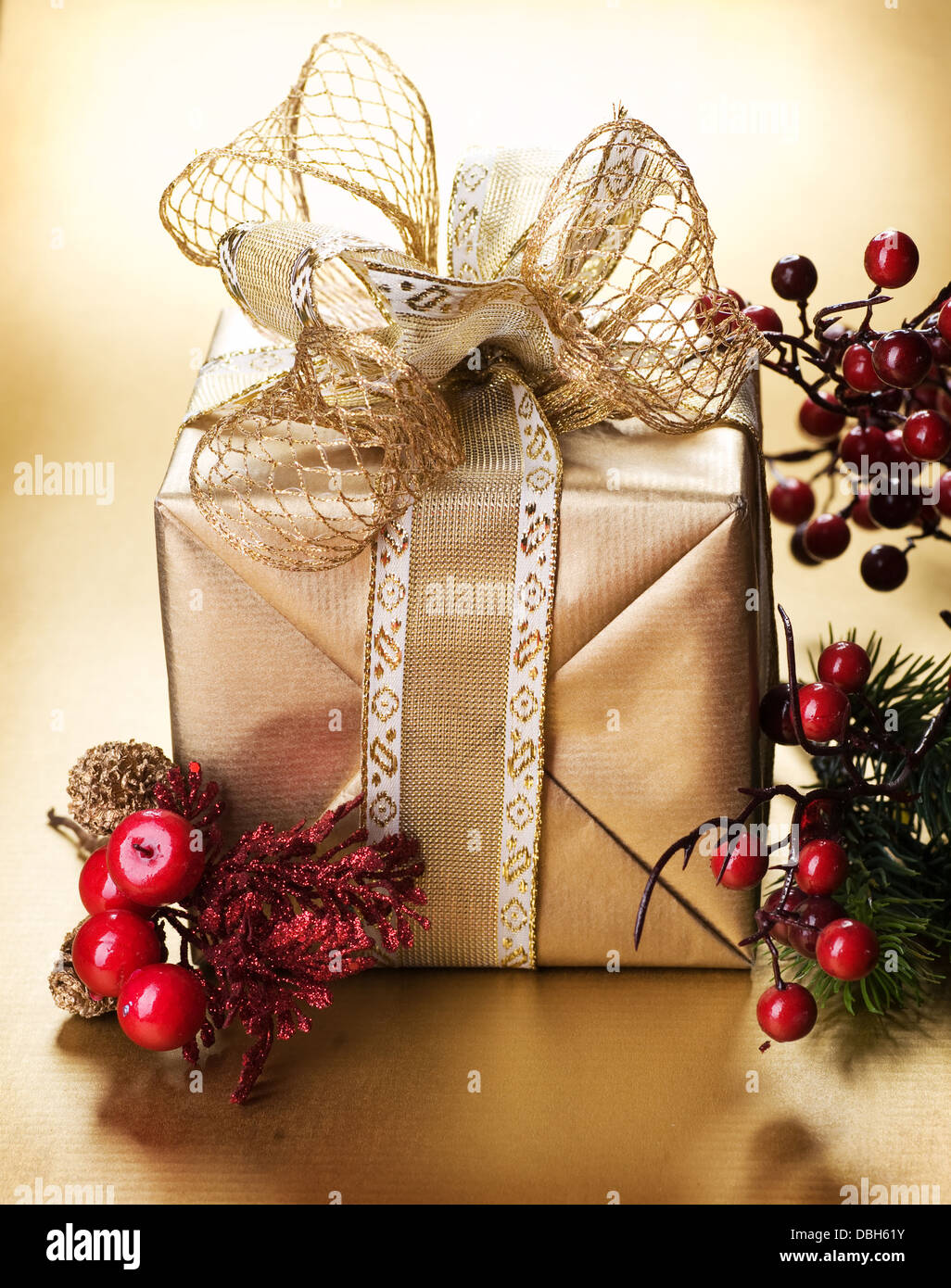 Christmas Gift box Stock Photo - Alamy