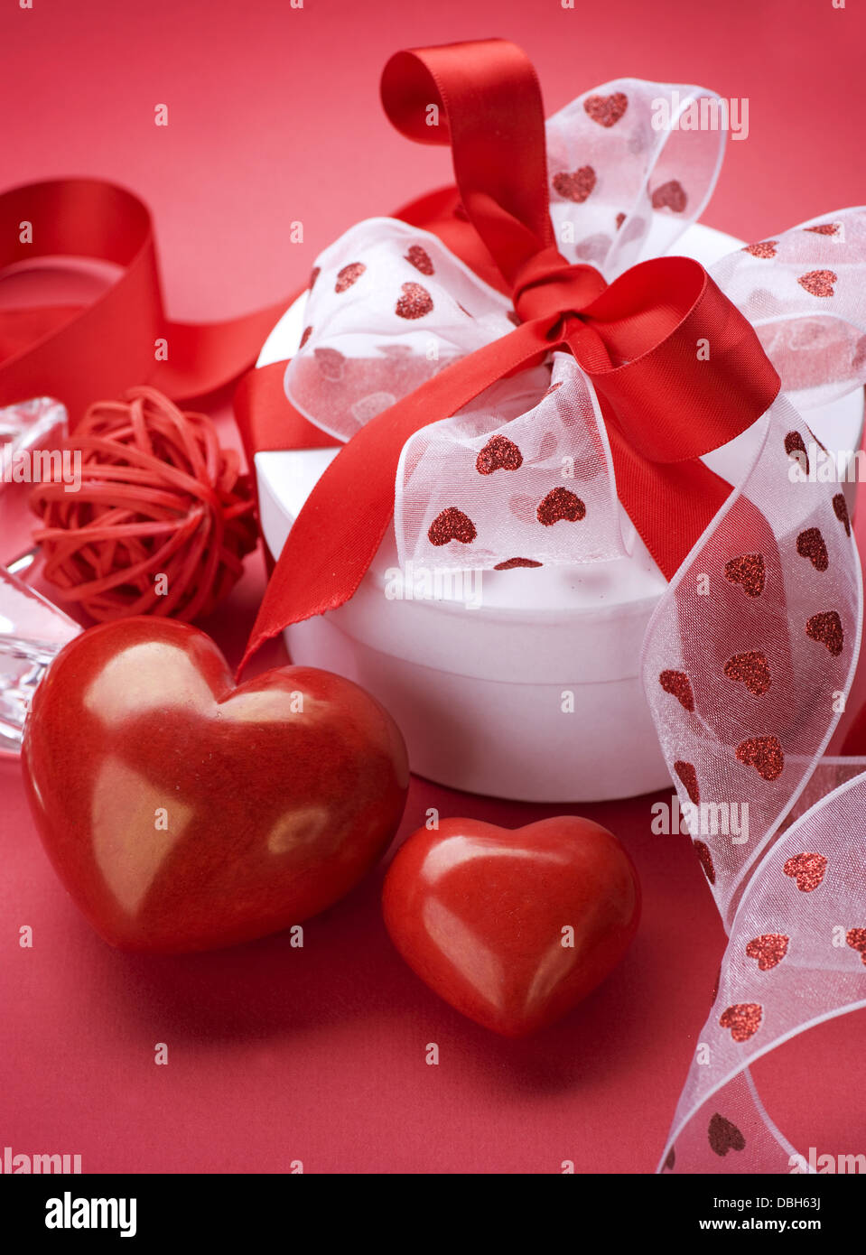 Valentine Border design Stock Photo - Alamy