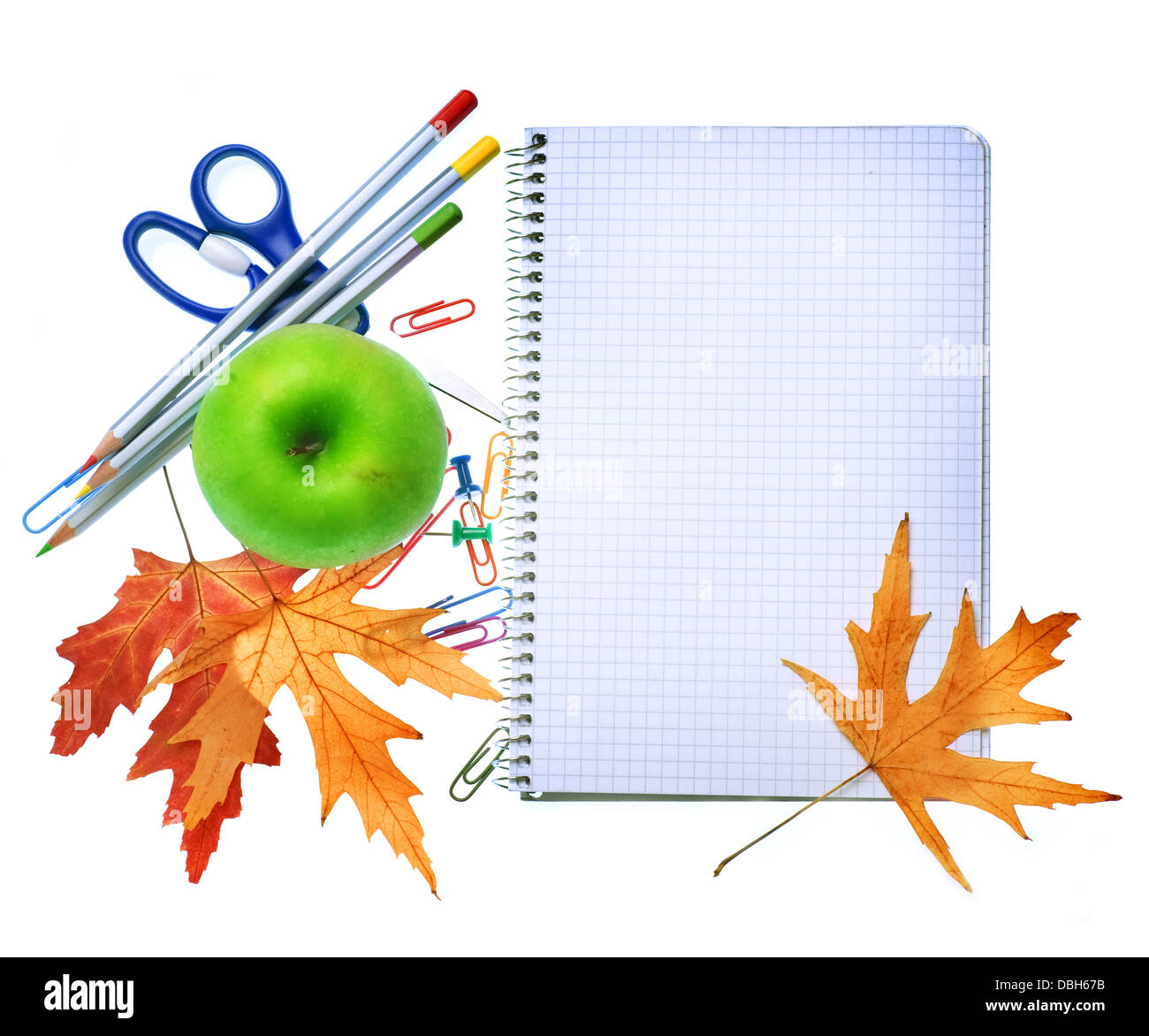 Back school concept book Cut Out Stock Images & Pictures - Alamy