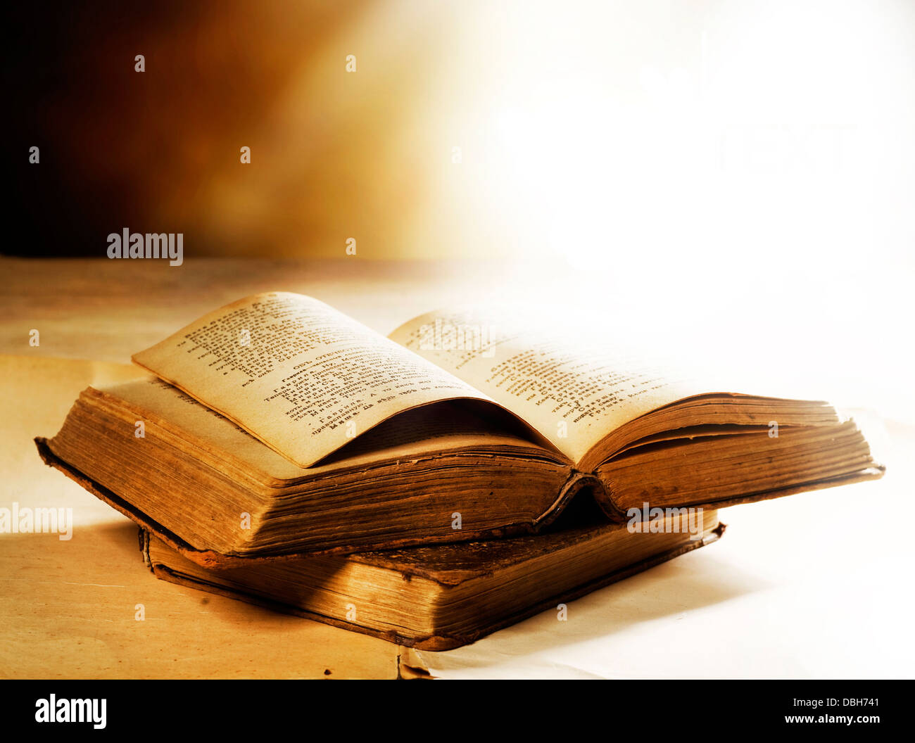 Old Books closeup Stock Photo - Alamy