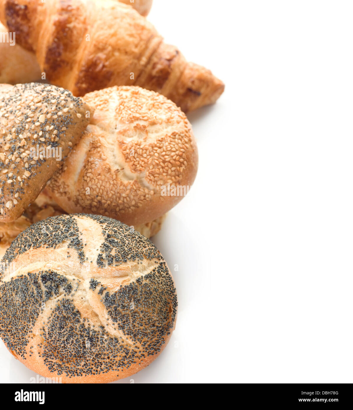 Assortment Bread Border Stock Photo - Alamy