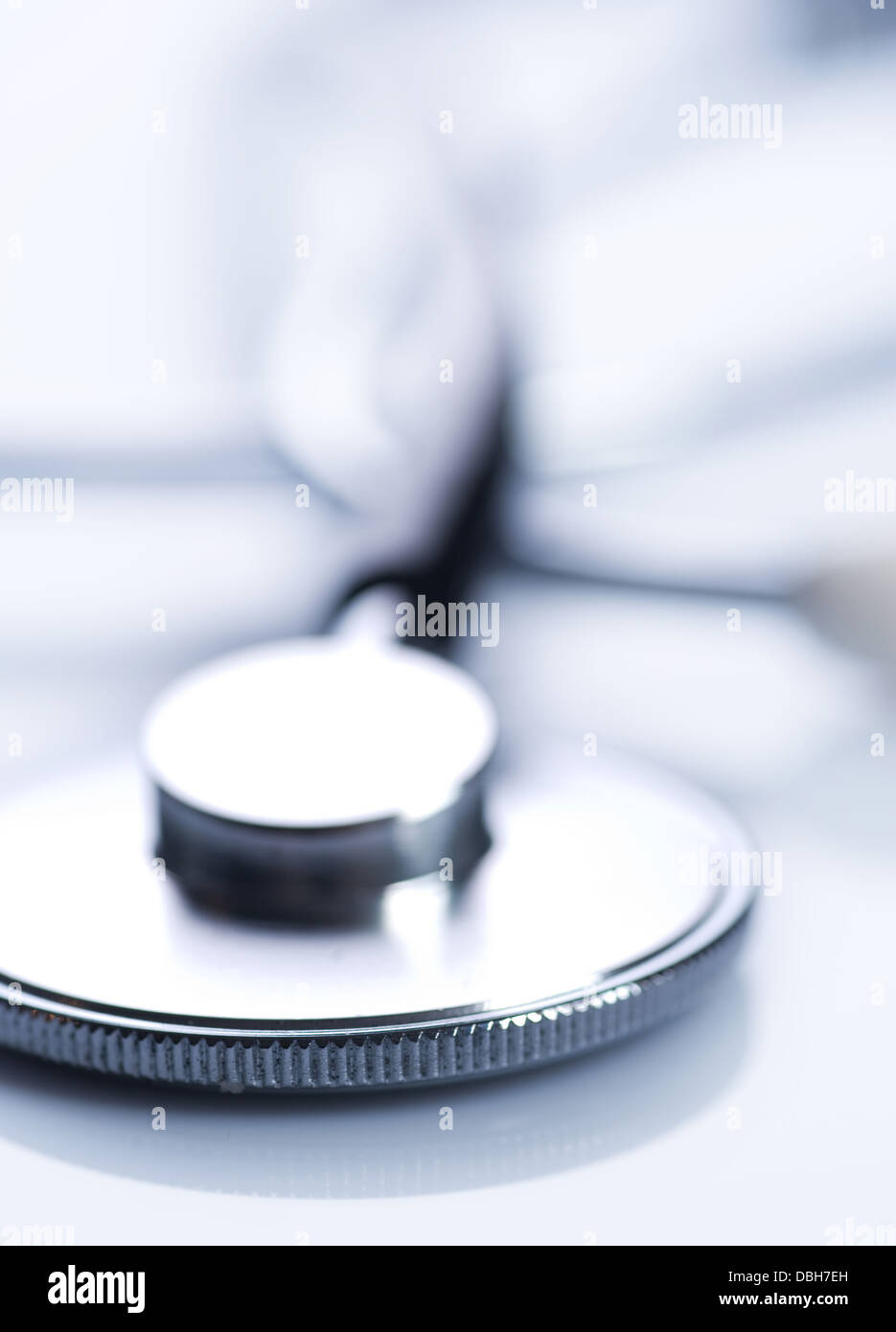 Stethoscope closeup. Medical Equipment Stock Photo - Alamy
