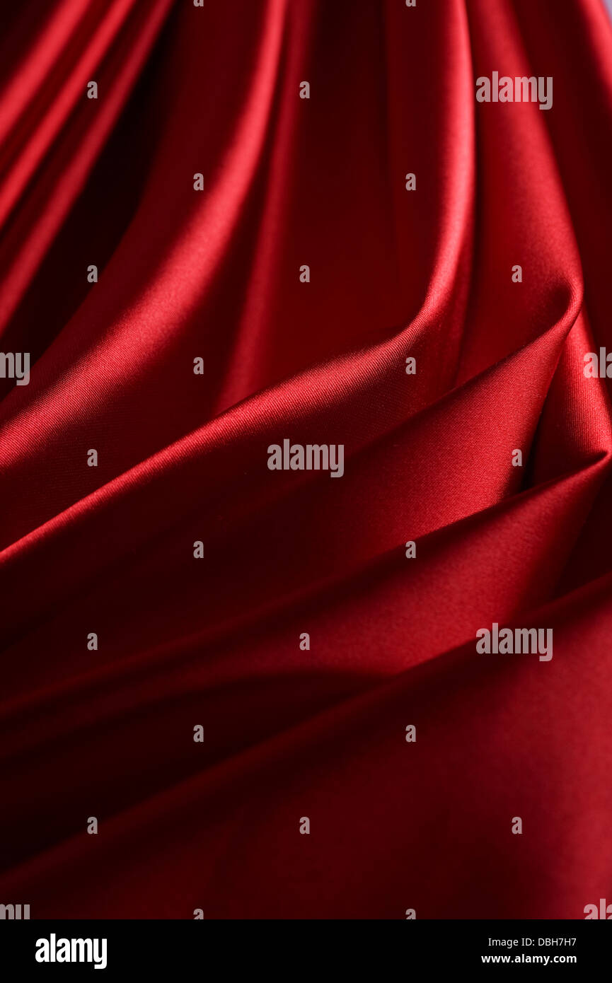 Dark red satin hi-res stock photography and images - Alamy
