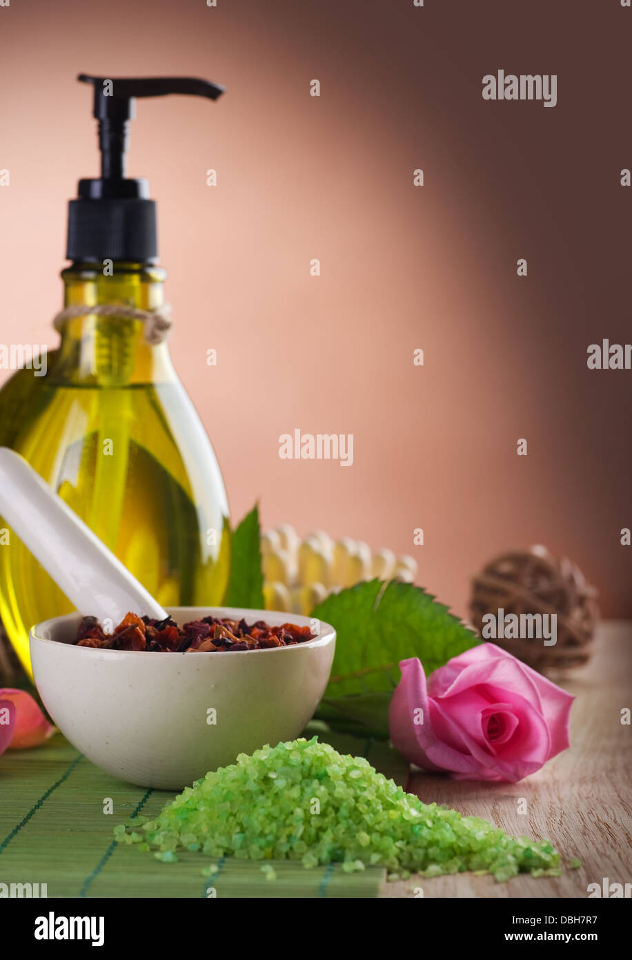 Spa And Body Care Treatment Stock Photo - Alamy