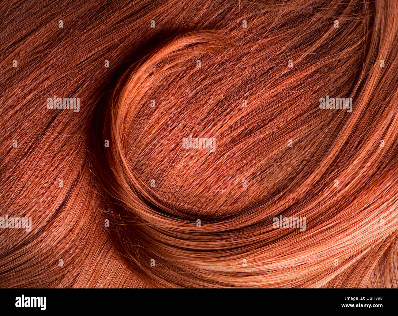 Red Hair Texture Stock Photo - Alamy