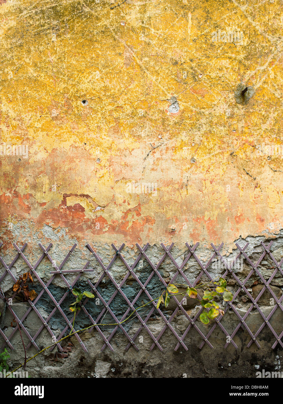 rusty metal rod on wall Stock Photo - Alamy