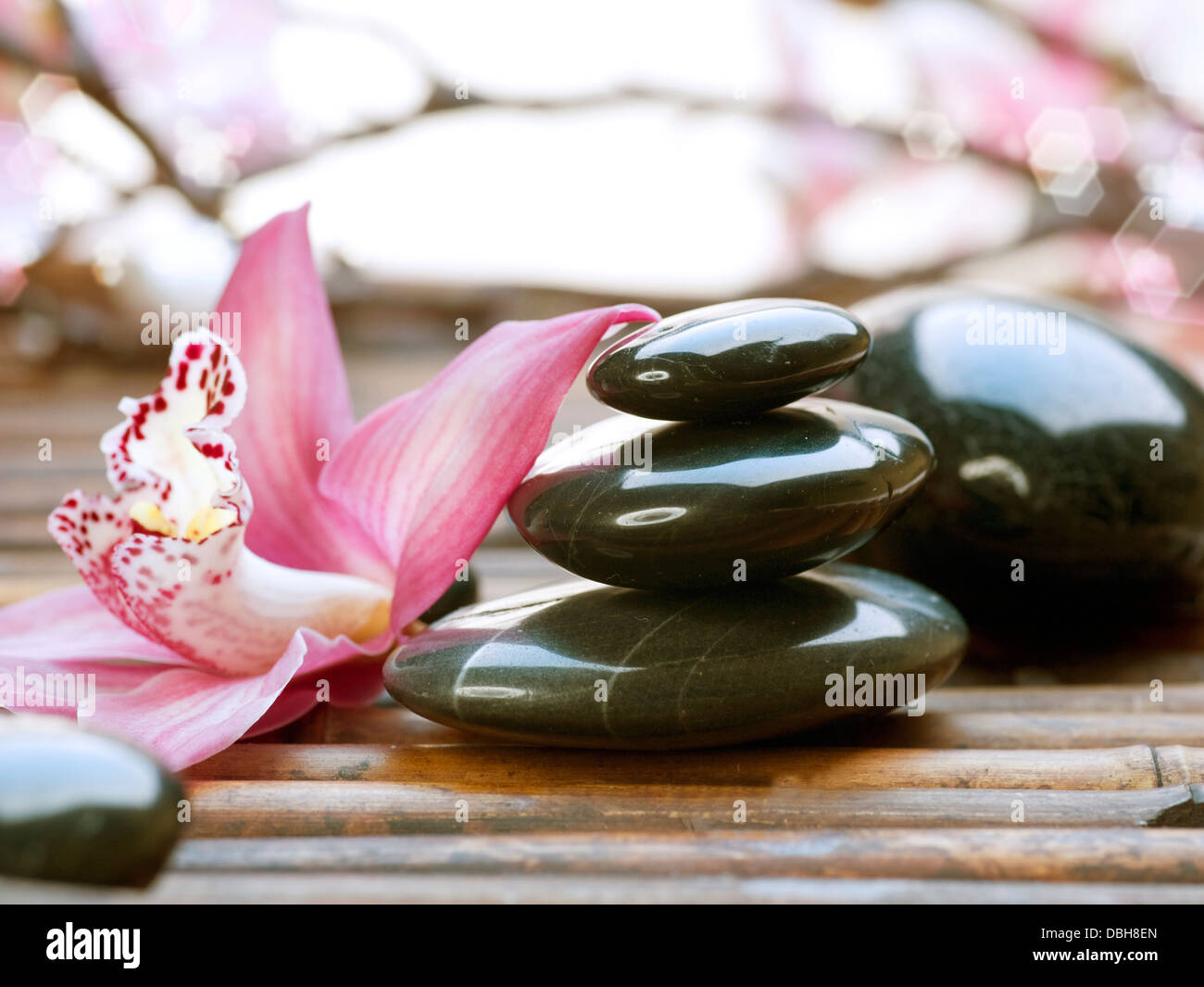 Stack of hot stones hi-res stock photography and images - Alamy