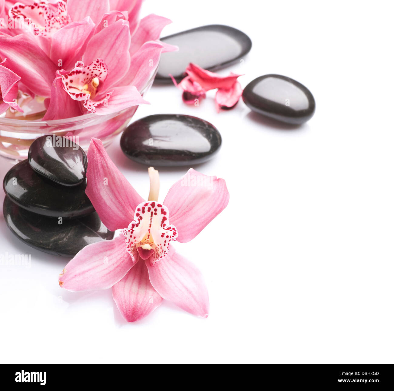 Spa Stone Massage Stock Photo - Alamy