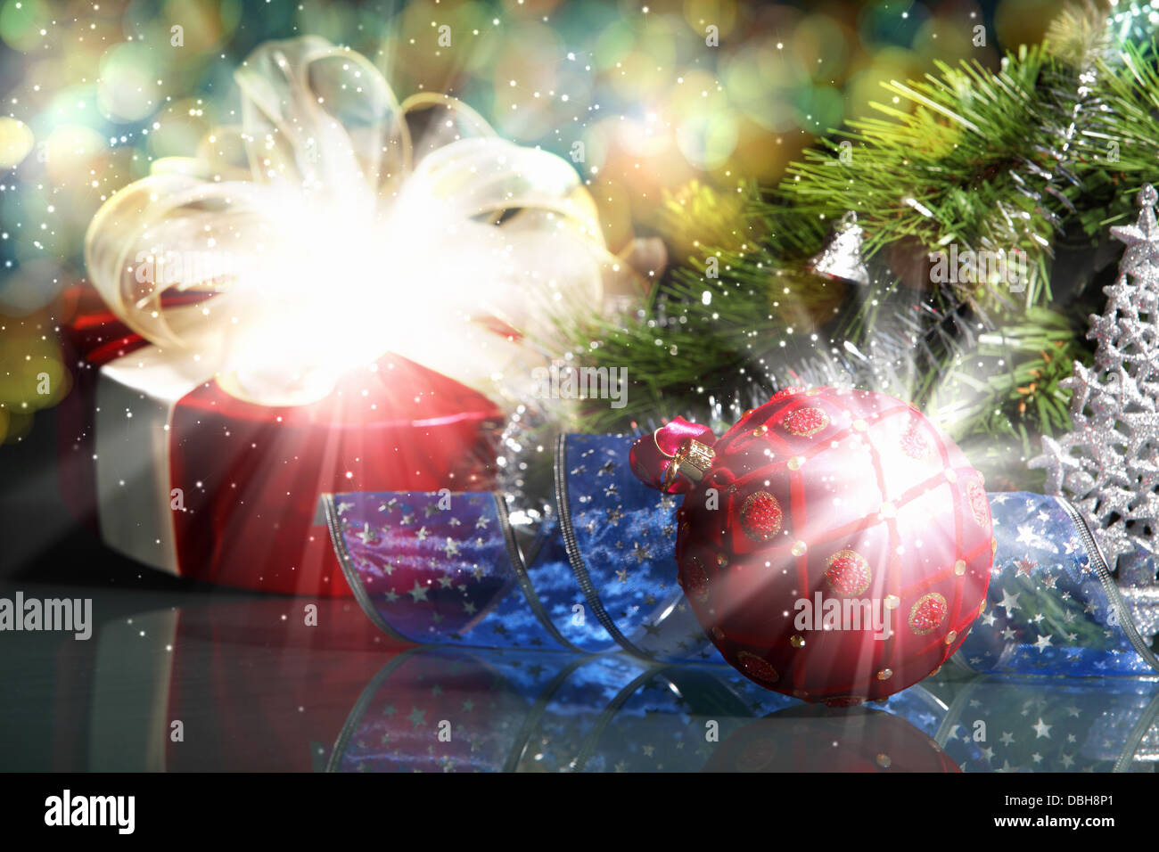 New Year's collage Stock Photo - Alamy