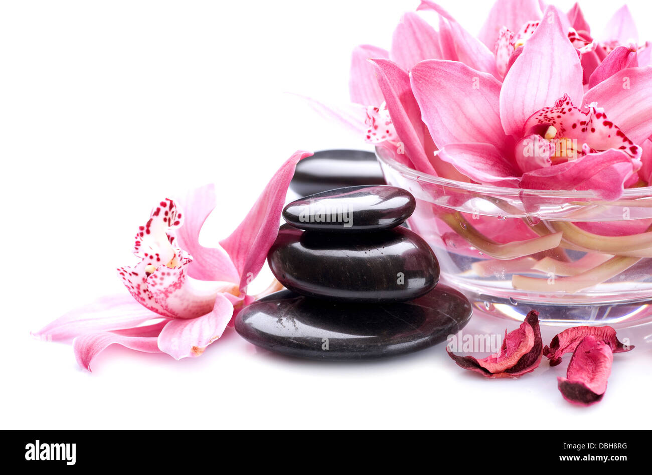 Spa Stones Massage Stock Photo - Alamy