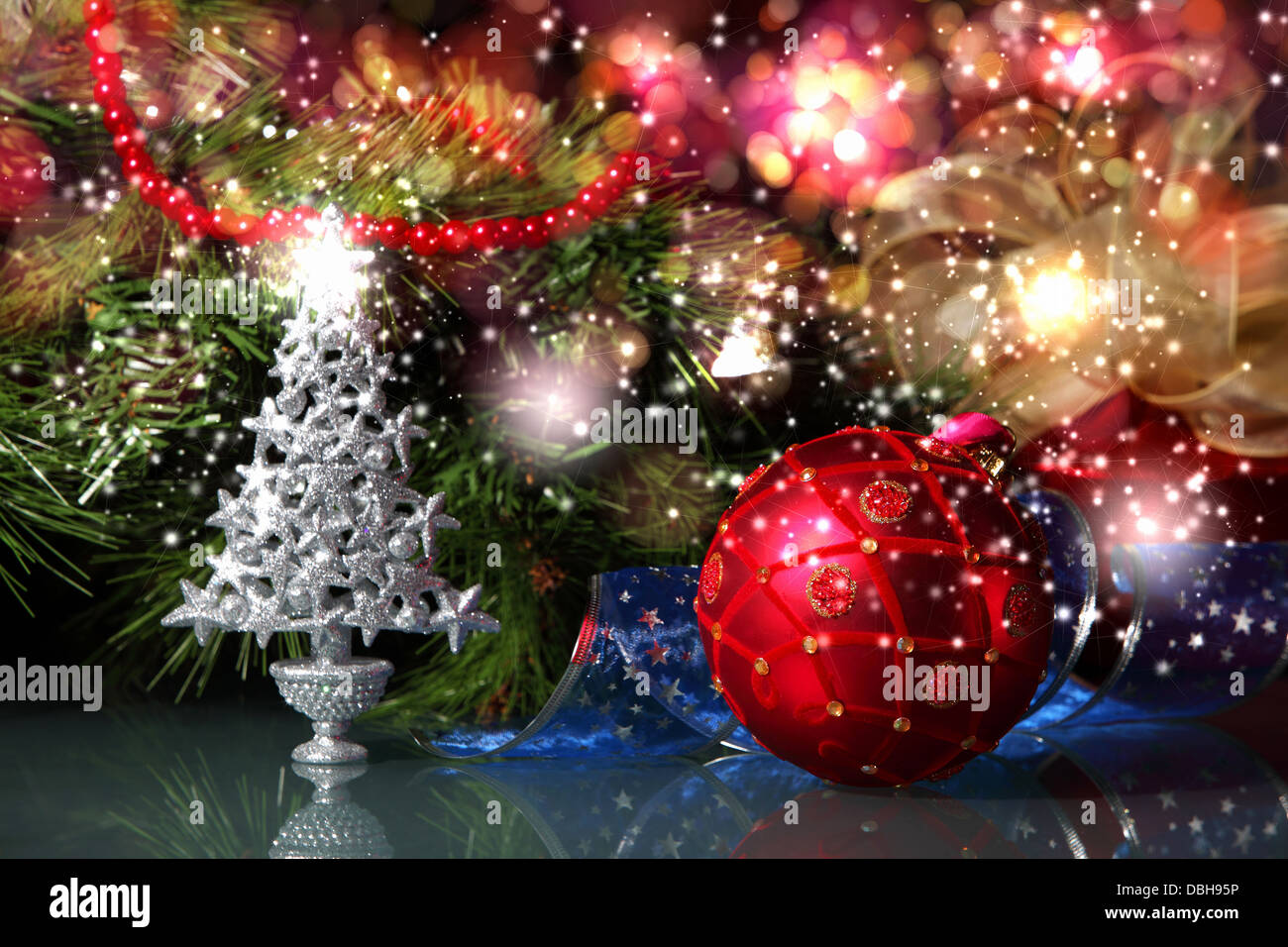 New Year's collage Stock Photo - Alamy