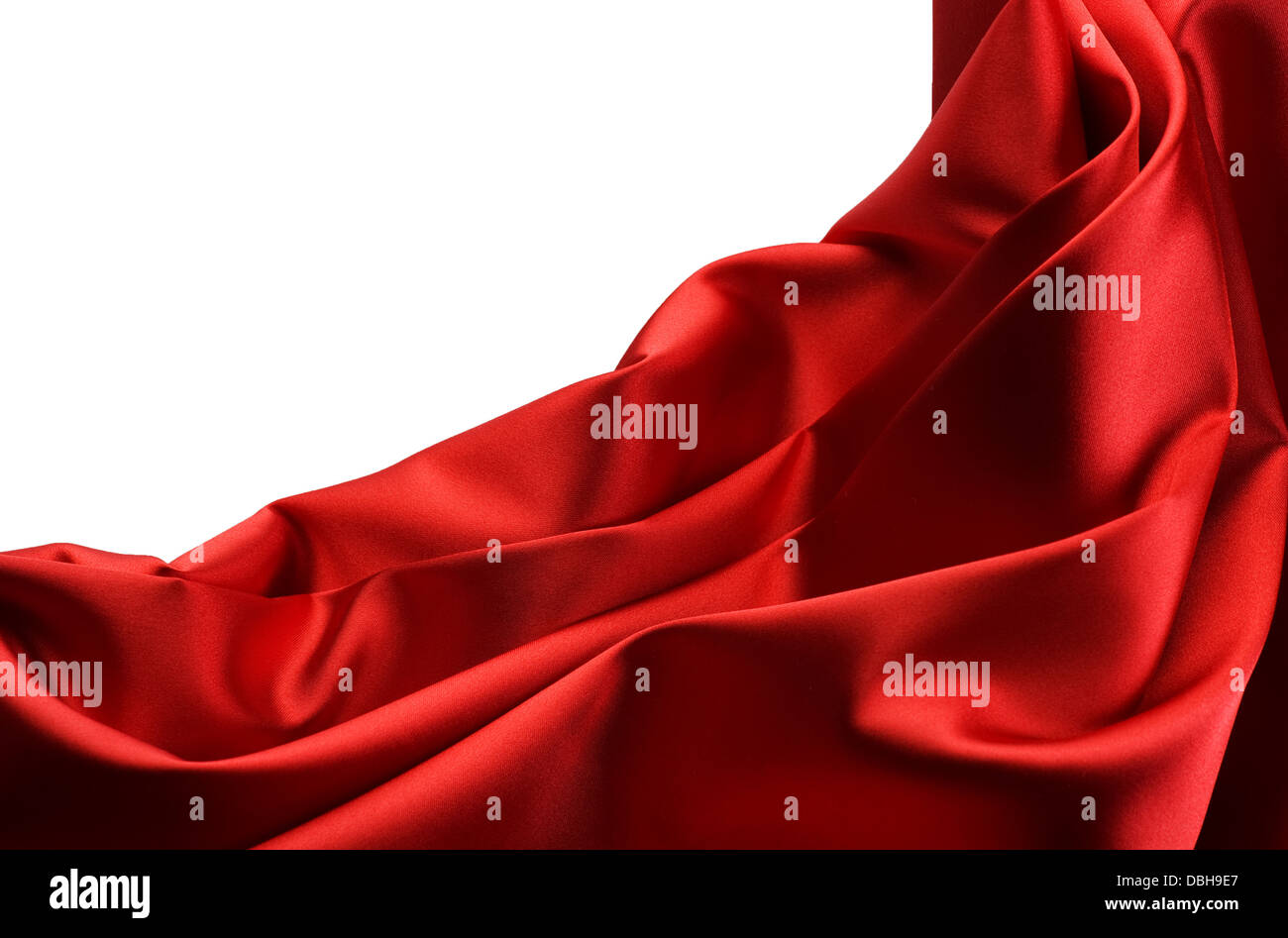Red Silk Border Stock Photo - Alamy