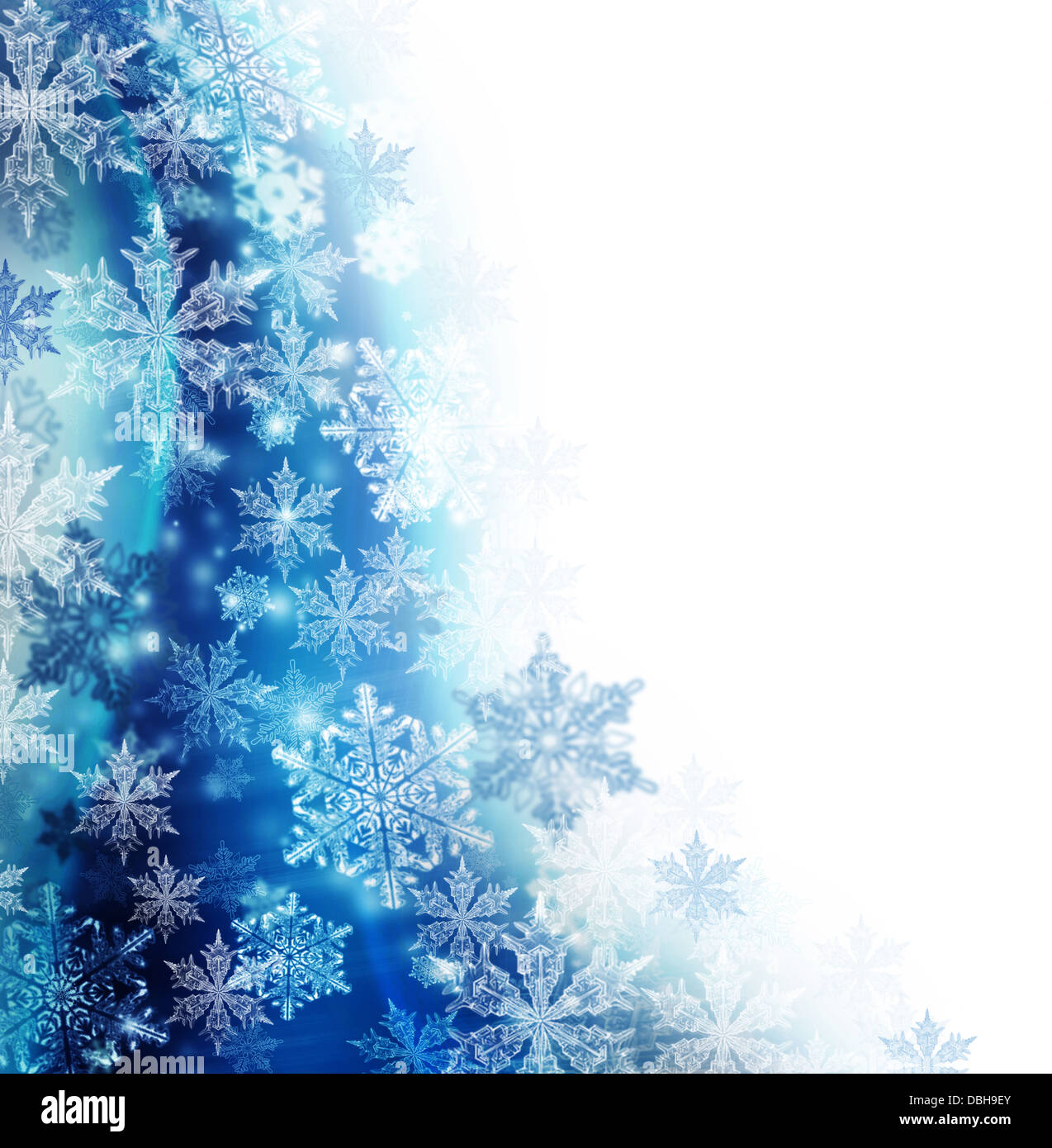 Abstract blue border hi-res stock photography and images - Alamy