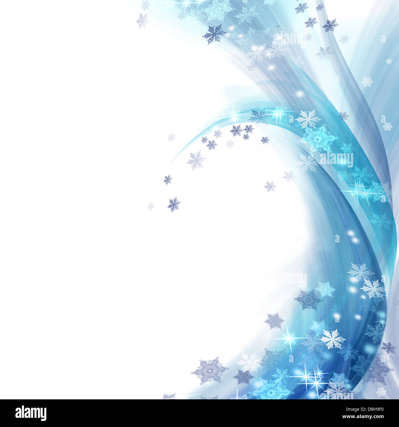 Beautiful Winter Border Stock Photo - Alamy