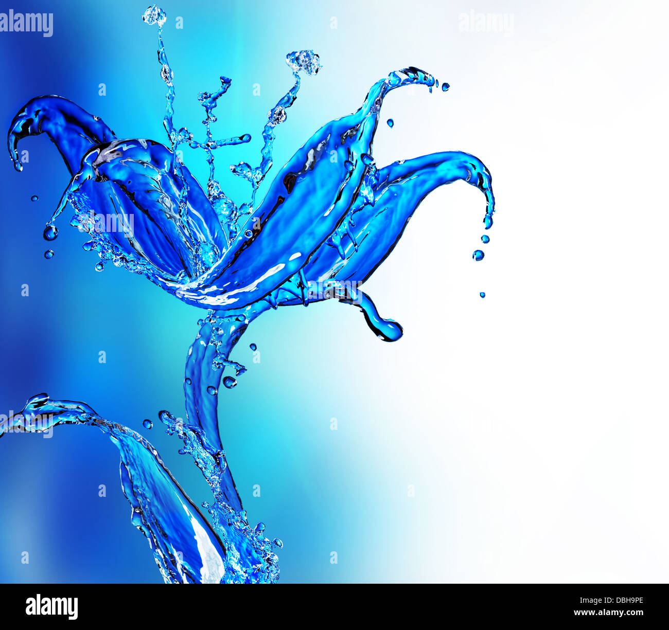 Fresh Water Abstract Splashing Stock Photo - Alamy