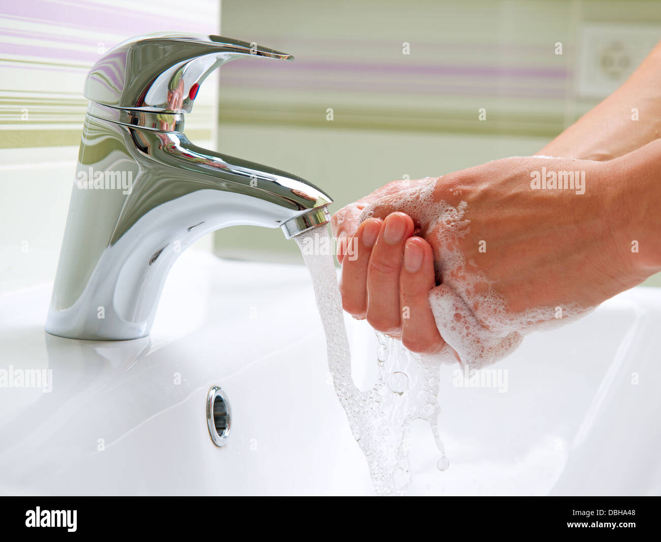 Washing Hands. Cleaning Hands. Hygiene Stock Photo - Alamy