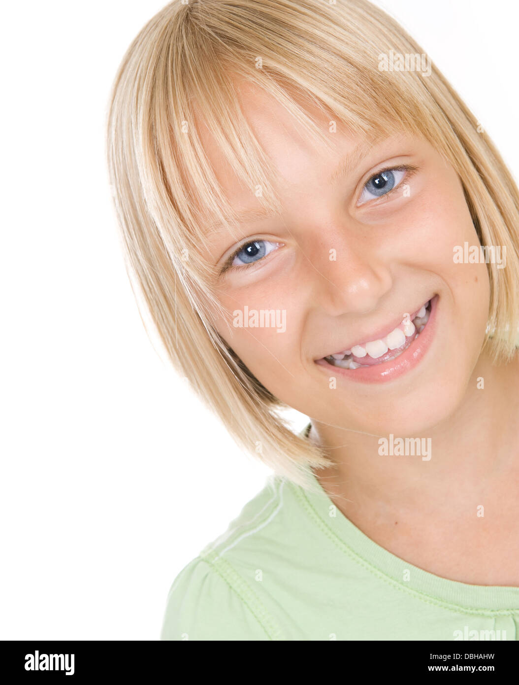 Beautiful Smiling Kid Stock Photo - Alamy