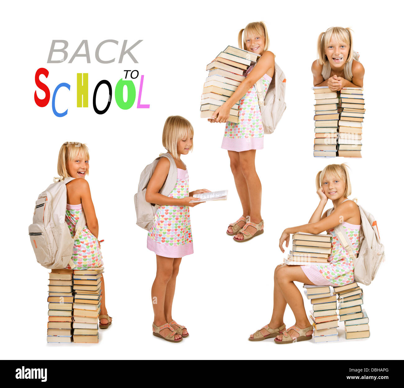 Back To School Concepts Set Stock Photo - Alamy