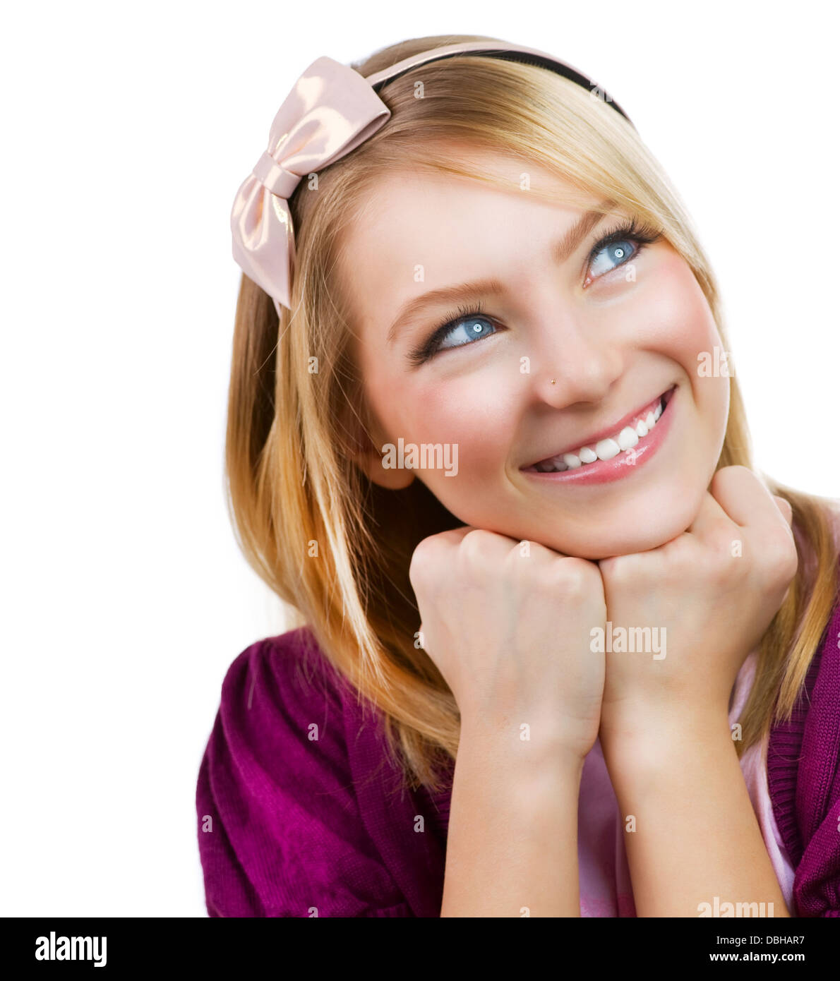 Teenage Student Girl Portrait Stock Photo - Alamy