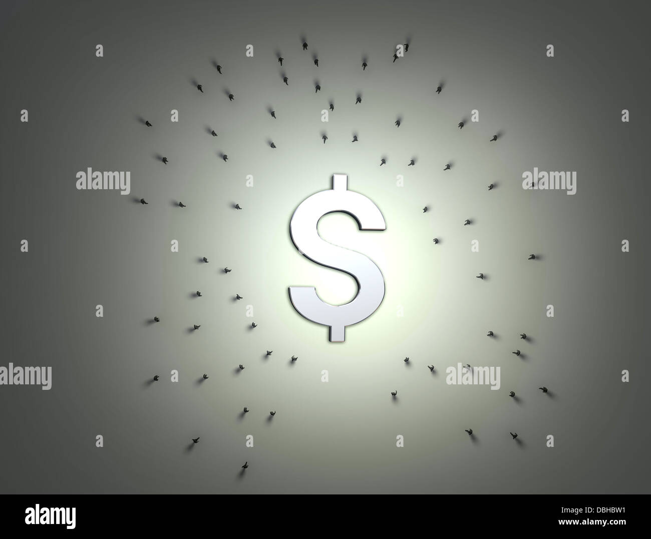 Money symbol and people Stock Photo - Alamy