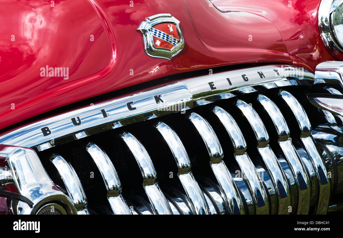 Buick eight front end. Classic American car Stock Photo - Alamy