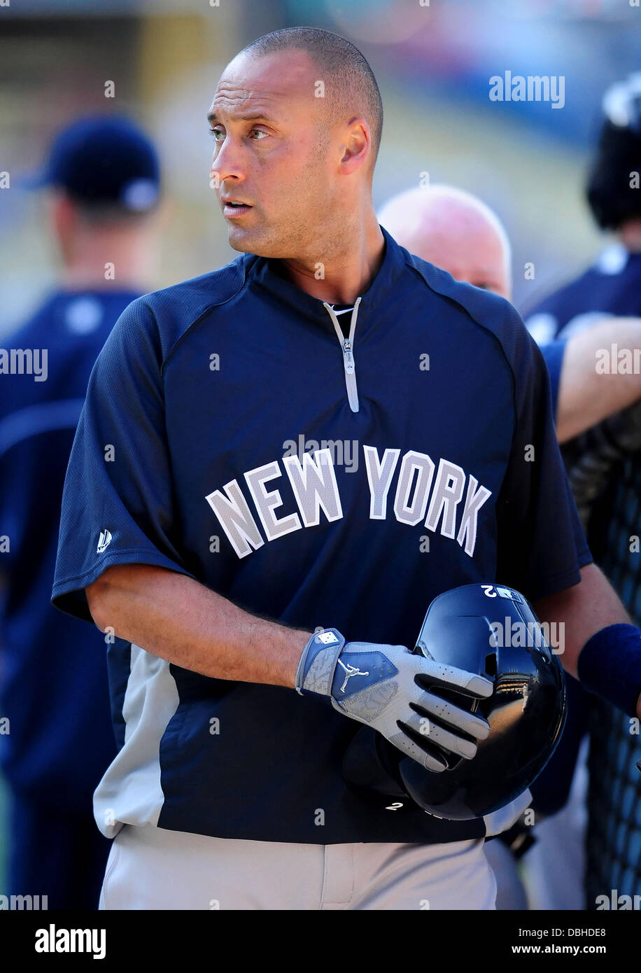 Los Angeles, California, USA. 30th July 2013. New York Yankees ...