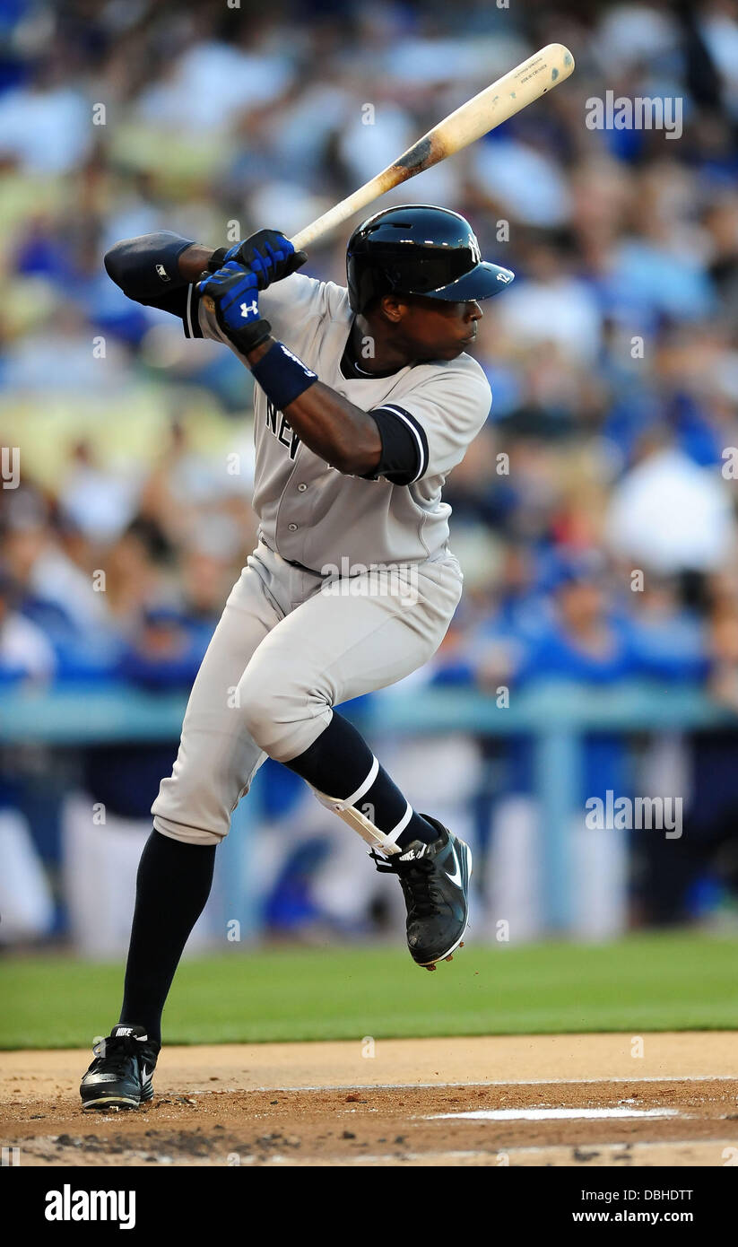 Los Angeles, California, USA. 30th July 2013. New York Yankees left ...