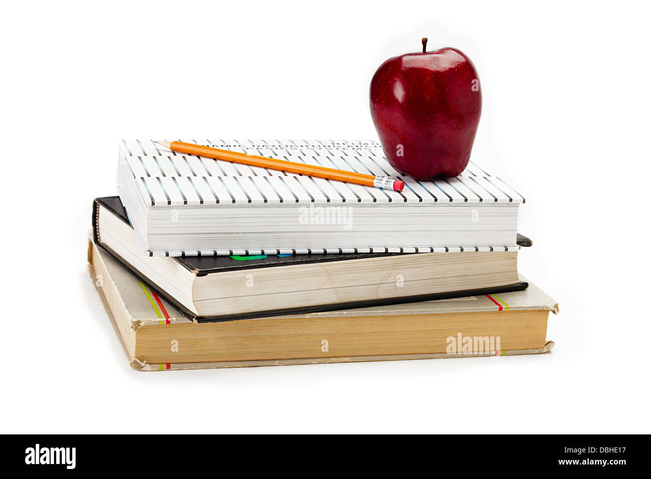 Classic vintage school books hi-res stock photography and images - Alamy