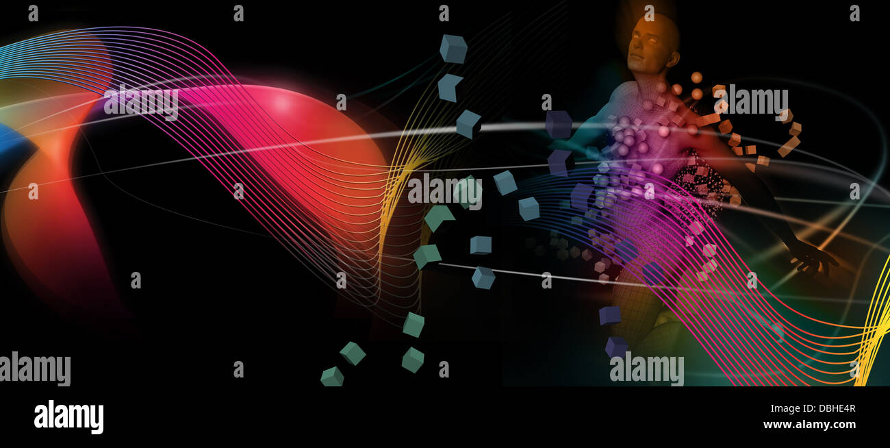 Hi tech background Stock Photo - Alamy