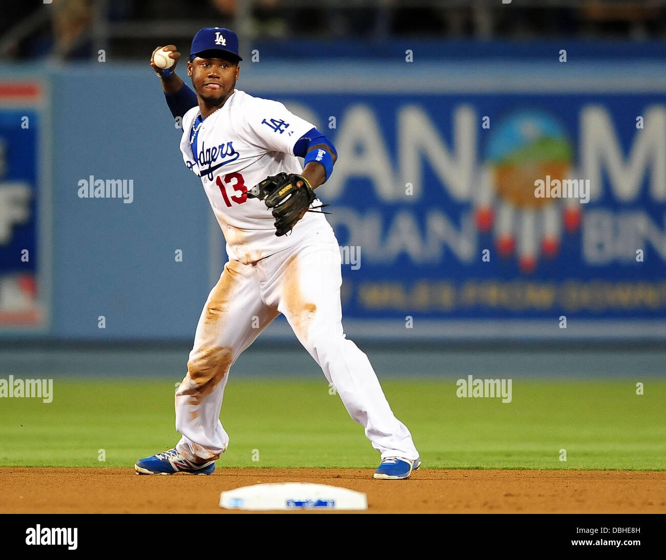 Los Angeles, California, USA. 30th July 2013. Los Angeles Dodgers ...