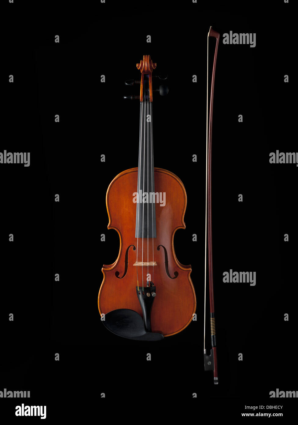 violin and fiddle stick Stock Photo - Alamy