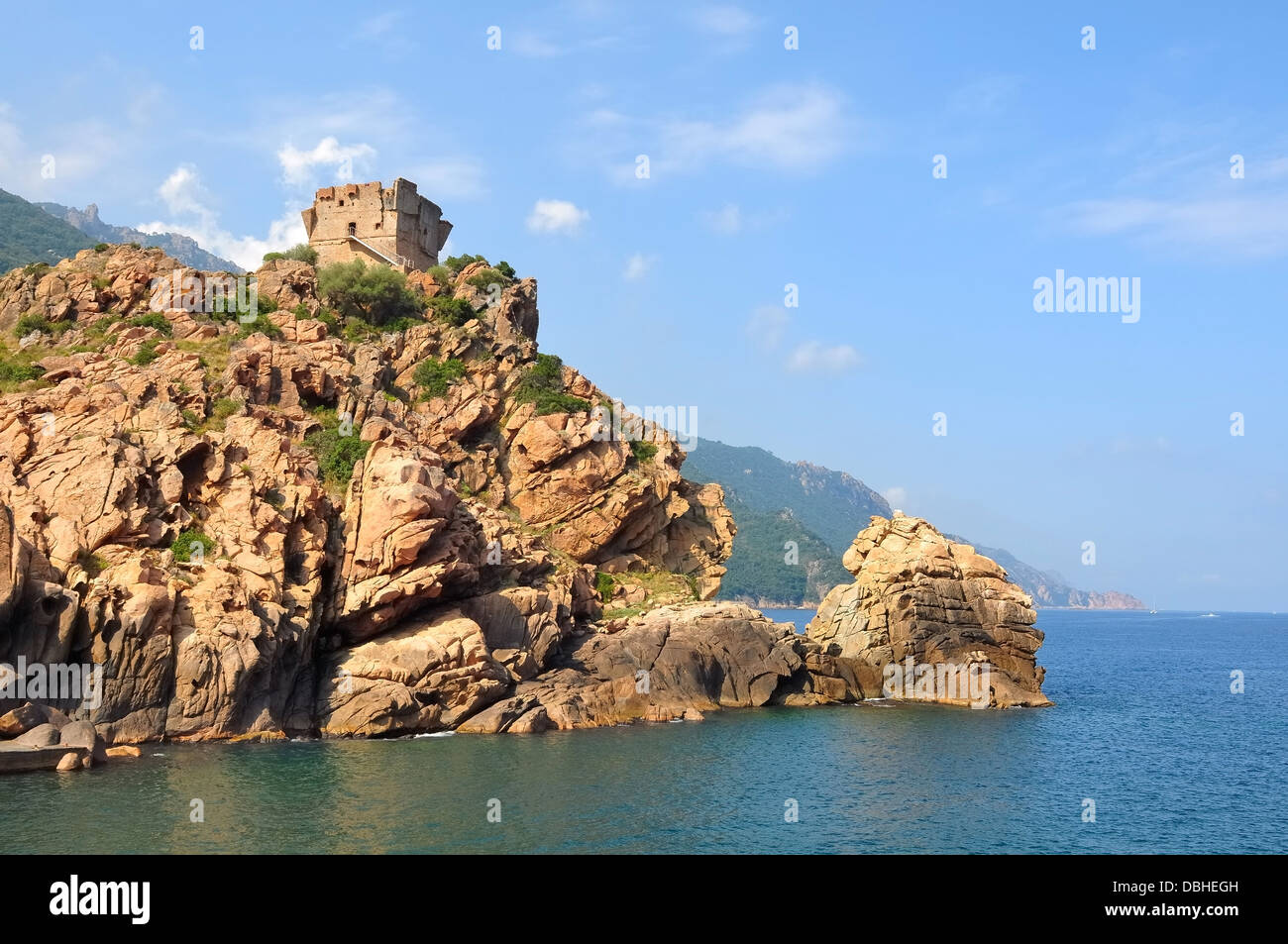 citadel on a cliff facing the sea Stock Photo - Alamy