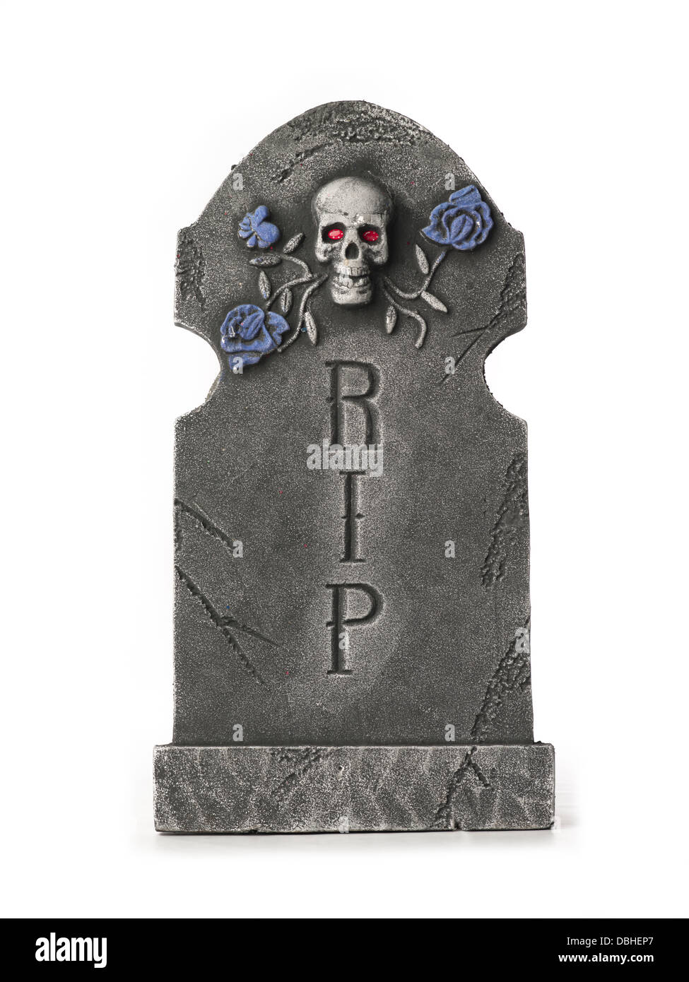 Tombstone in cemetery cemetery Cut Out Stock Images & Pictures - Alamy
