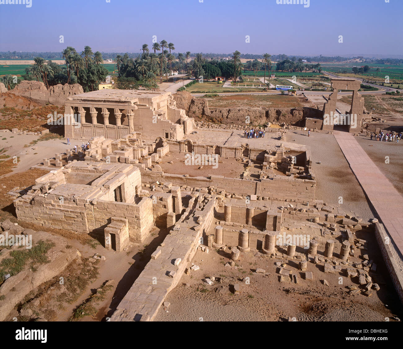 Temple of Hathor, Dendera, Egypt Stock Photo - Alamy