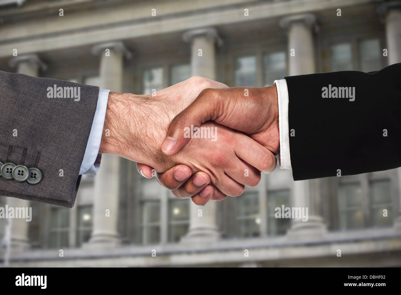 Handshake man boy hi-res stock photography and images - Alamy