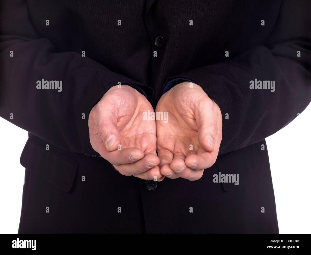 open palm of a man Stock Photo - Alamy