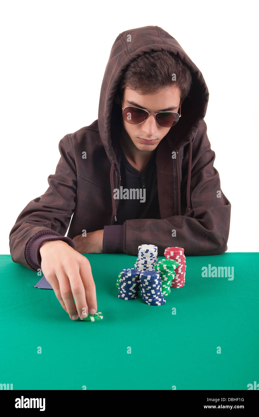 People playing poker serious hi-res stock photography and images - Alamy