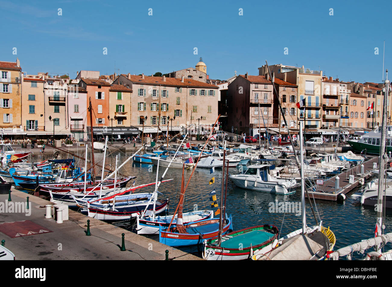 St tropez old harbour french riviera hi-res stock photography and ...