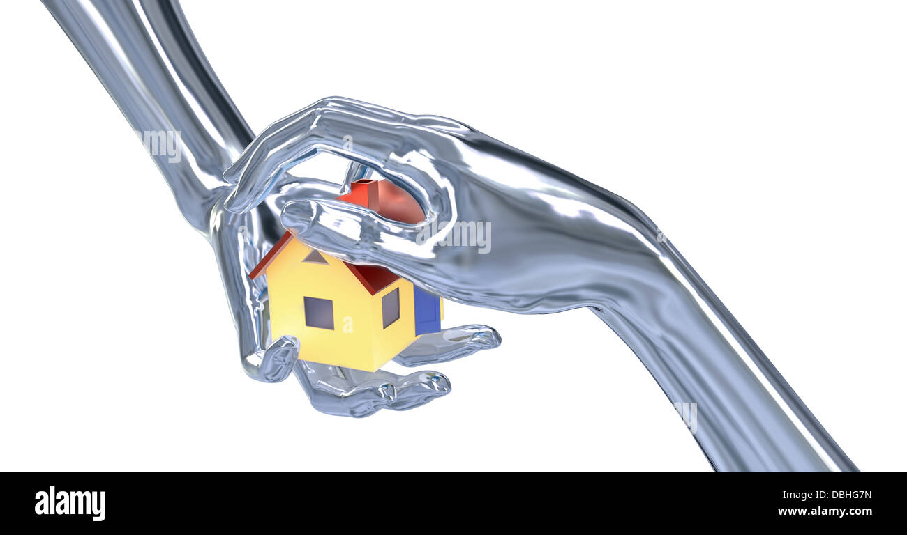 house in the hands Stock Photo - Alamy