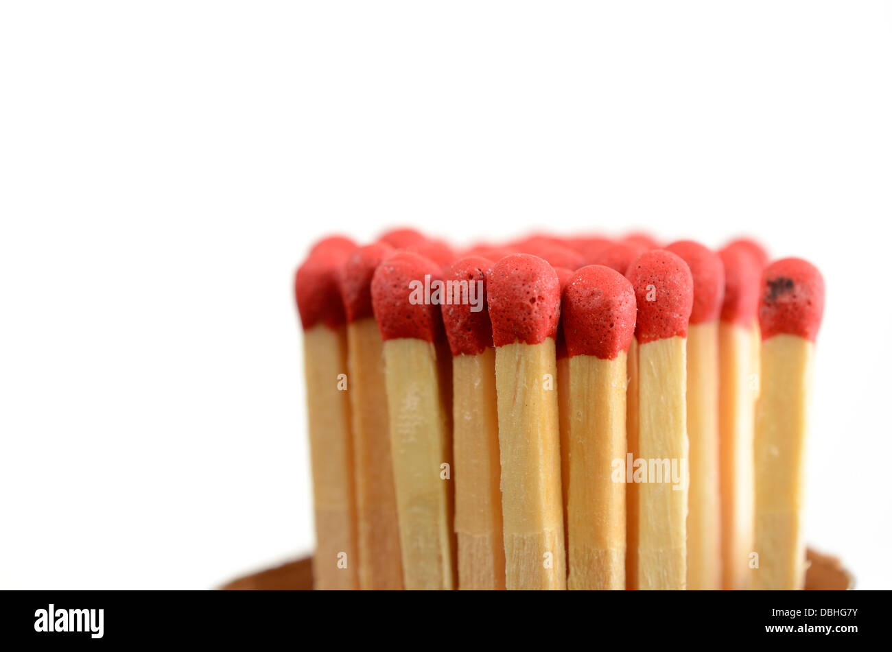 Close up of matches Stock Photo - Alamy
