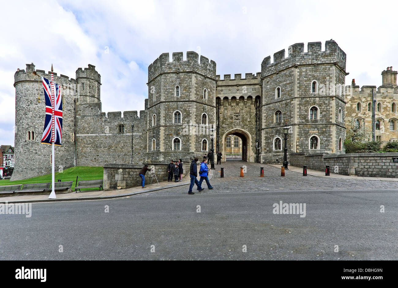 Windsor Castle, a royal residence, Berkshire, England, Great Britain ...