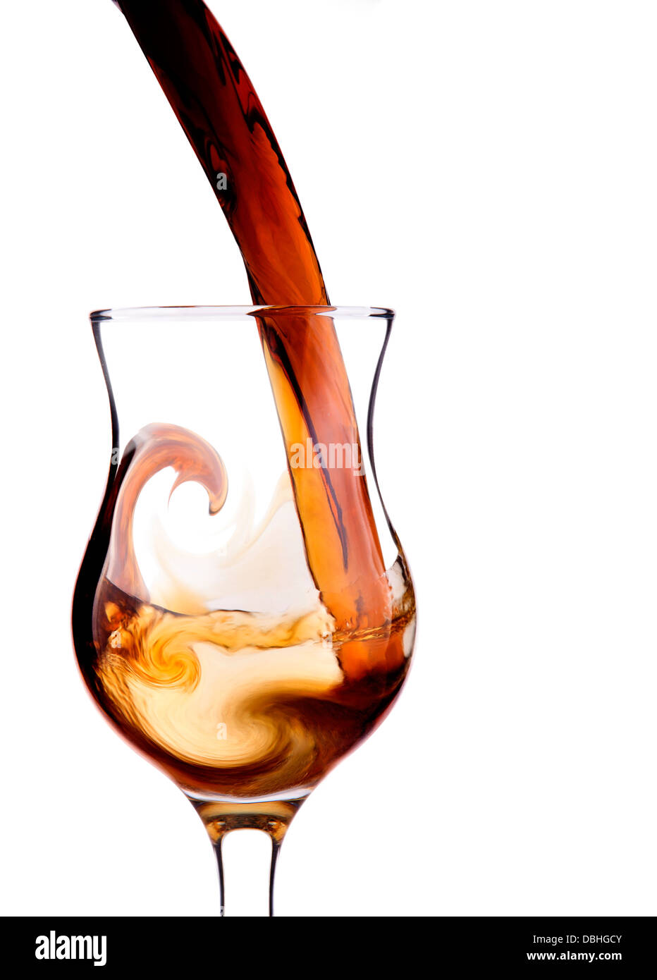 Fresh cola drink background with splash isolated on a white Stock Photo ...