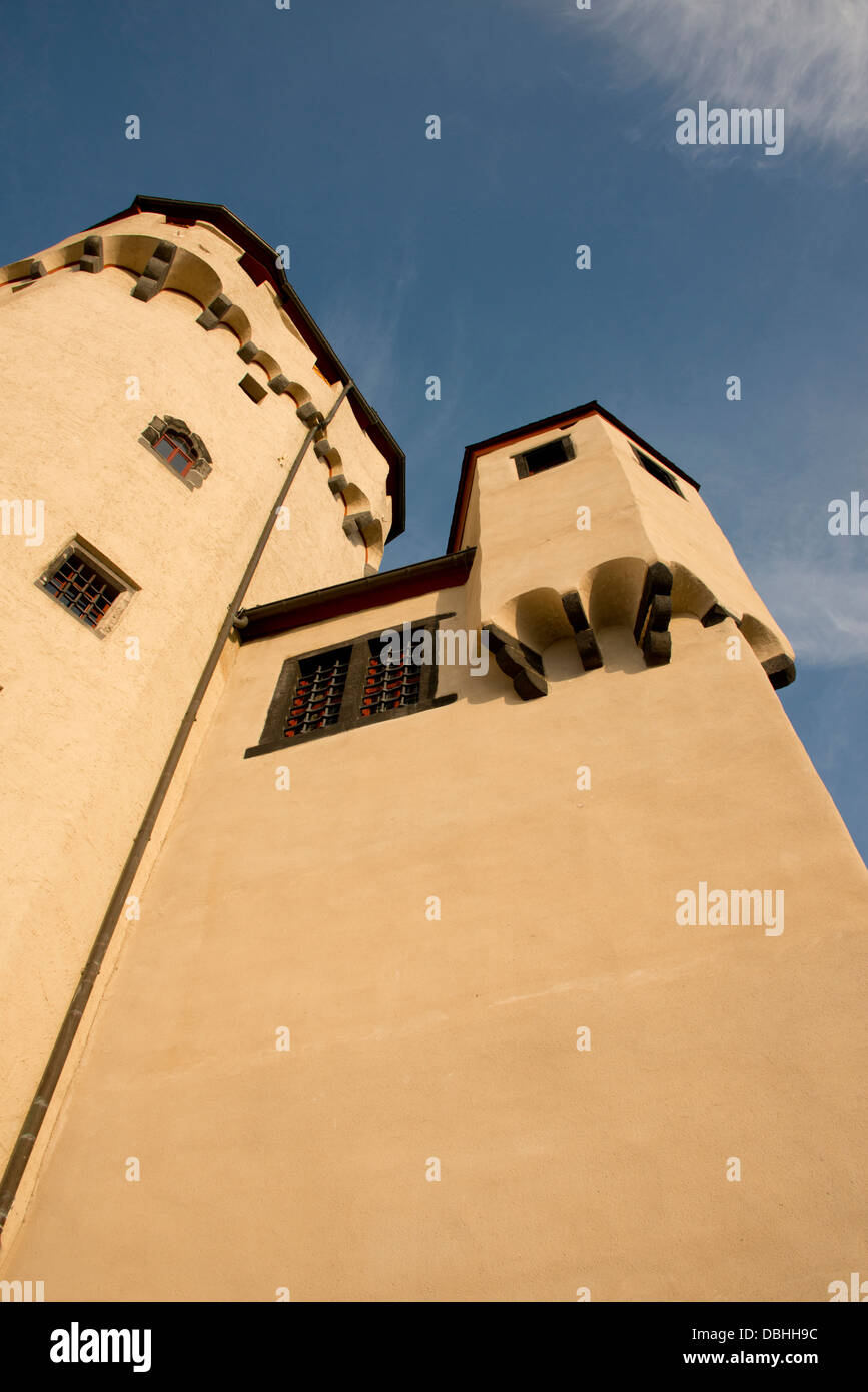 Germany, Rhineland-Palatinate, Braubach, Marksburg Castle. Only ...