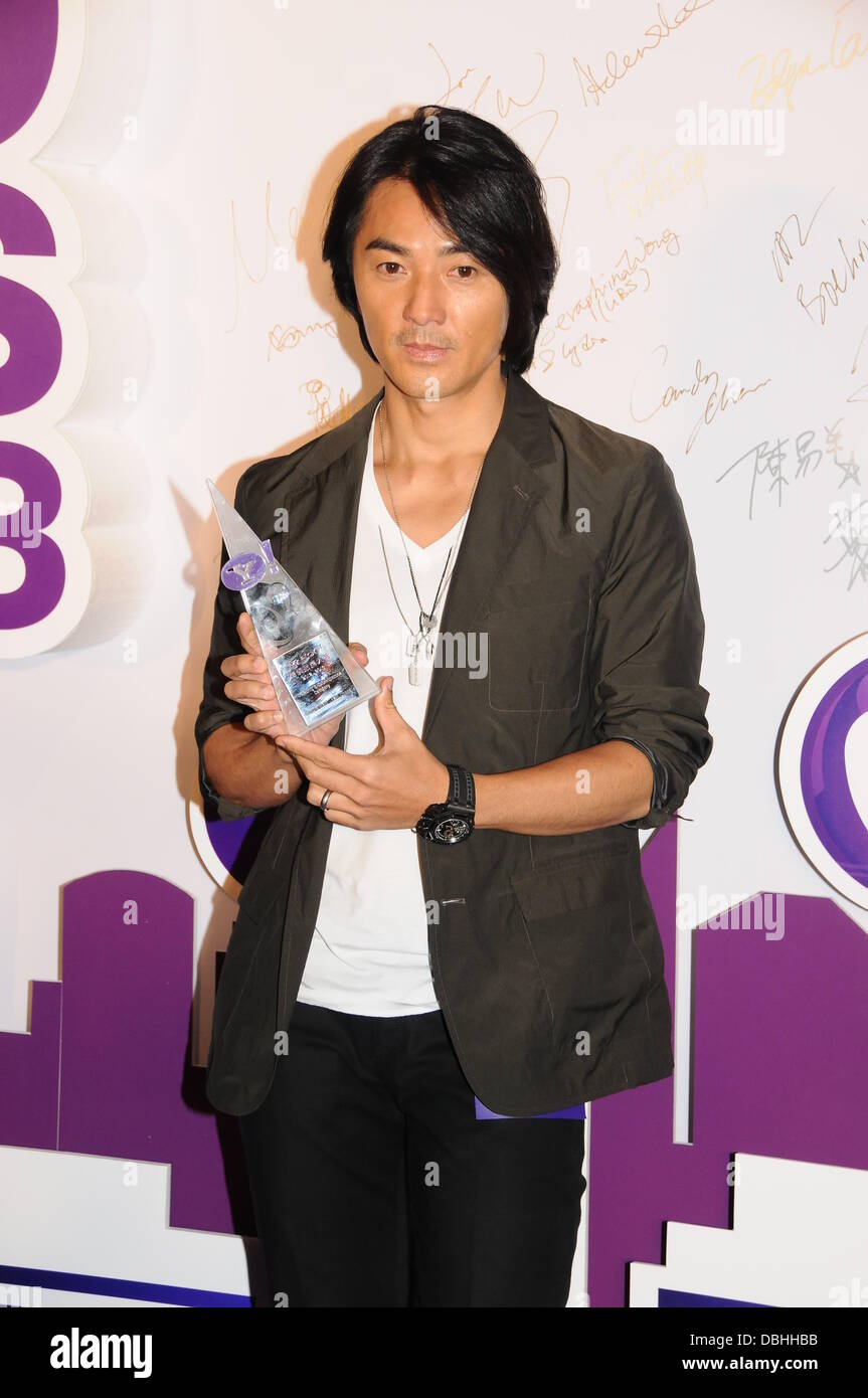 Hong Kong, China. 30th July, 2013. Model Mandy Lieu, actor Ekin Cheng ...