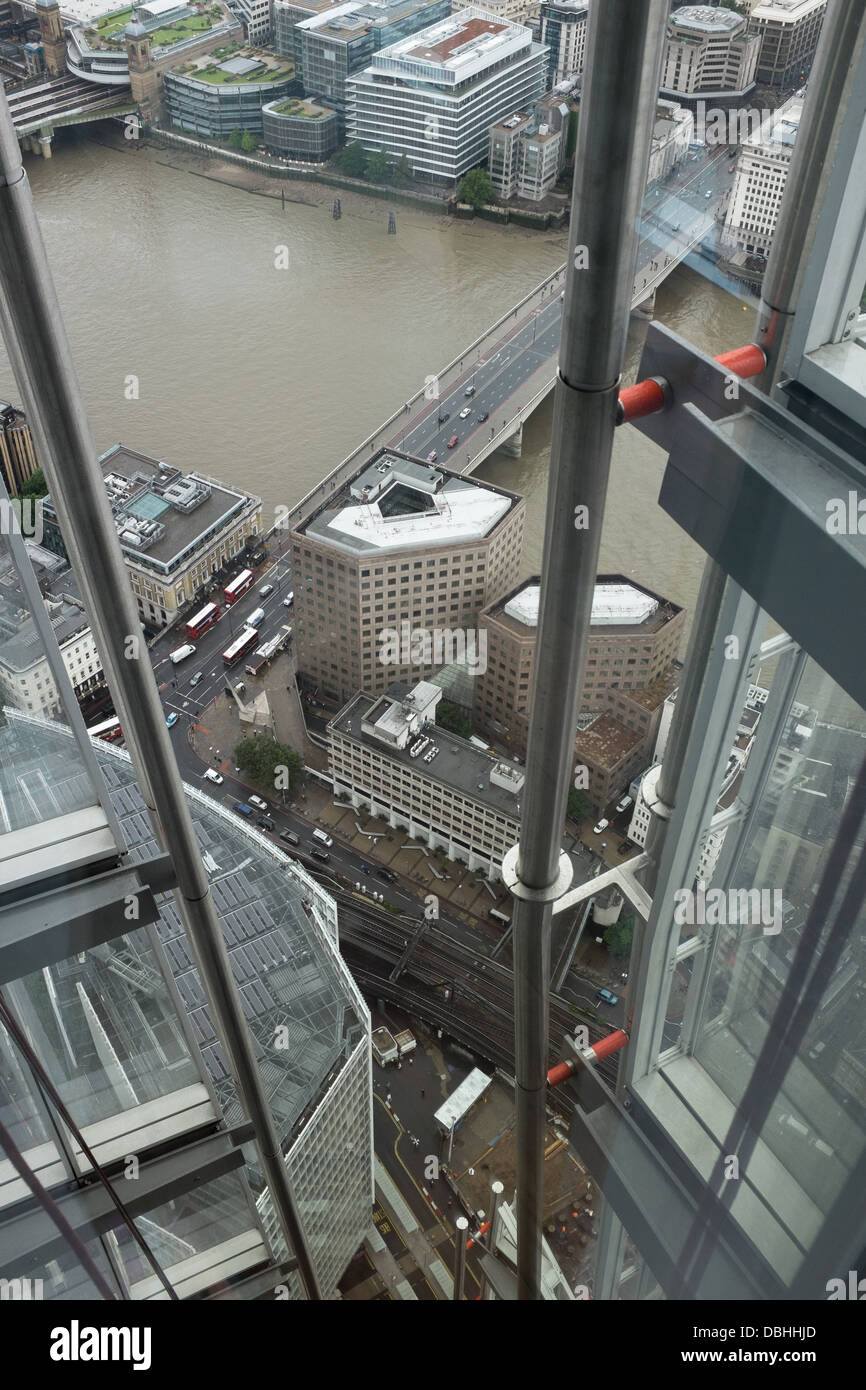 View of London and the River Thames, From the Viewing Platform of The ...