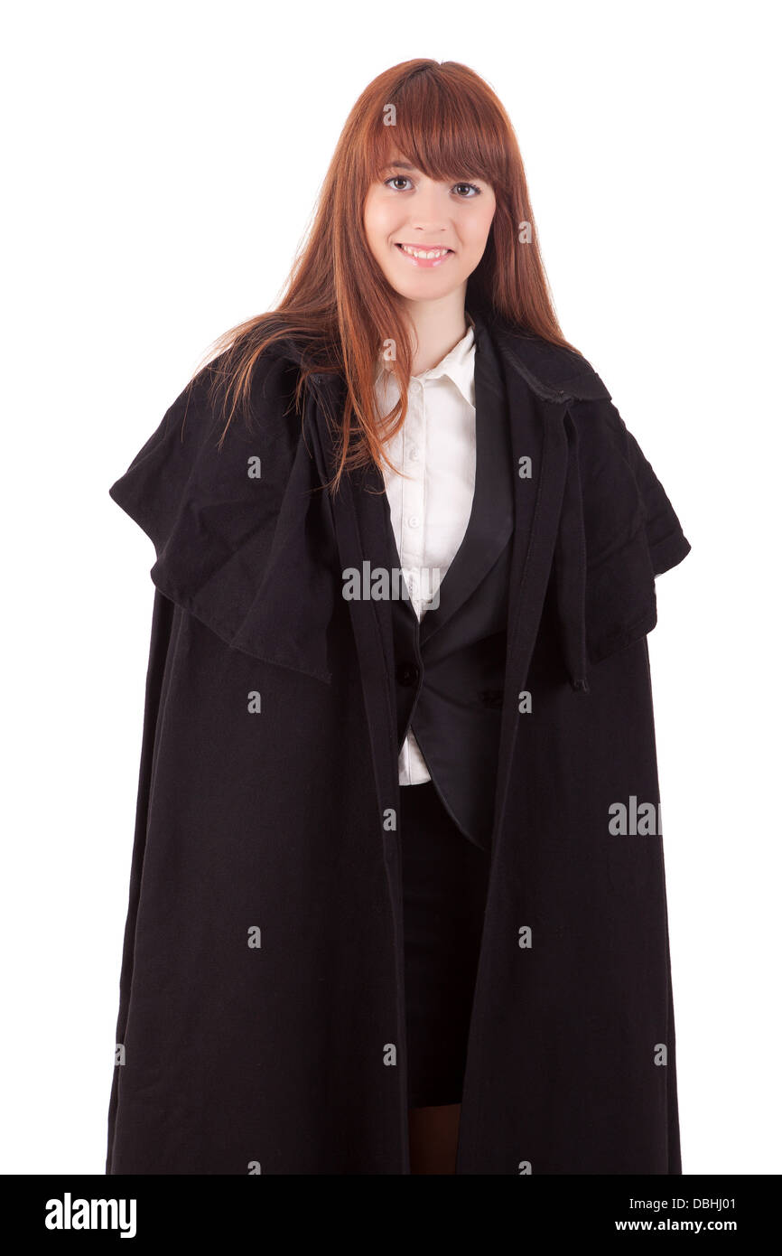 Young graduated woman in university costume Stock Photo - Alamy
