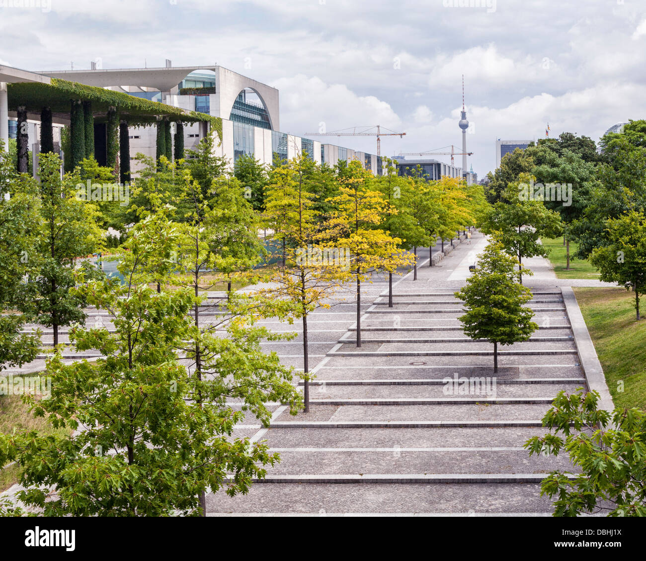 Chancellery new building berlin architecture hi-res stock photography ...